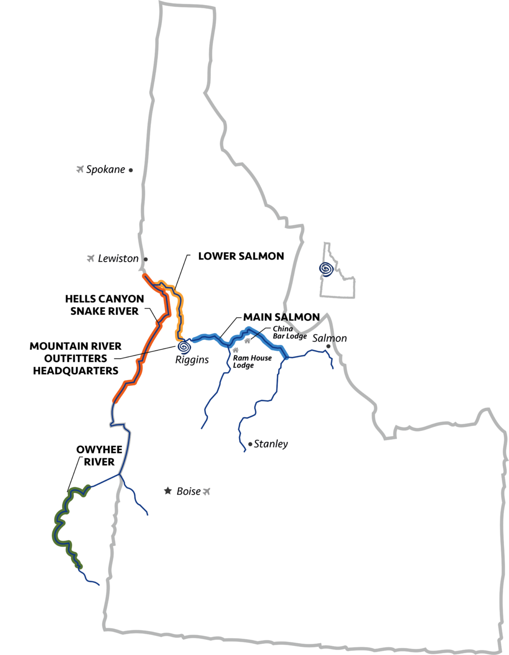 Idaho Rafting on the Salmon and Snake River with Mountain River ...